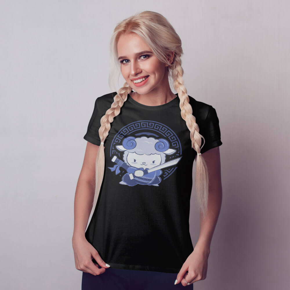 Sheep Warrior Chinese Zodiac Kawaii T-shirt – Irene Koh Studio